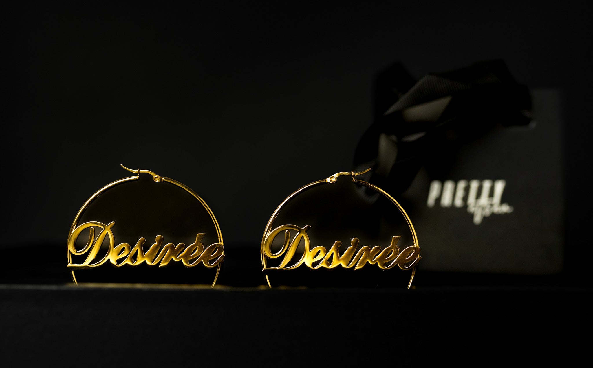 Gold Stainless Hoops – Pretty at 5am